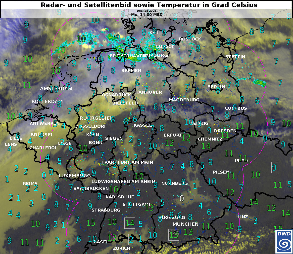 Turbulente Vorweihnachtswoche - Wetterdienst.de