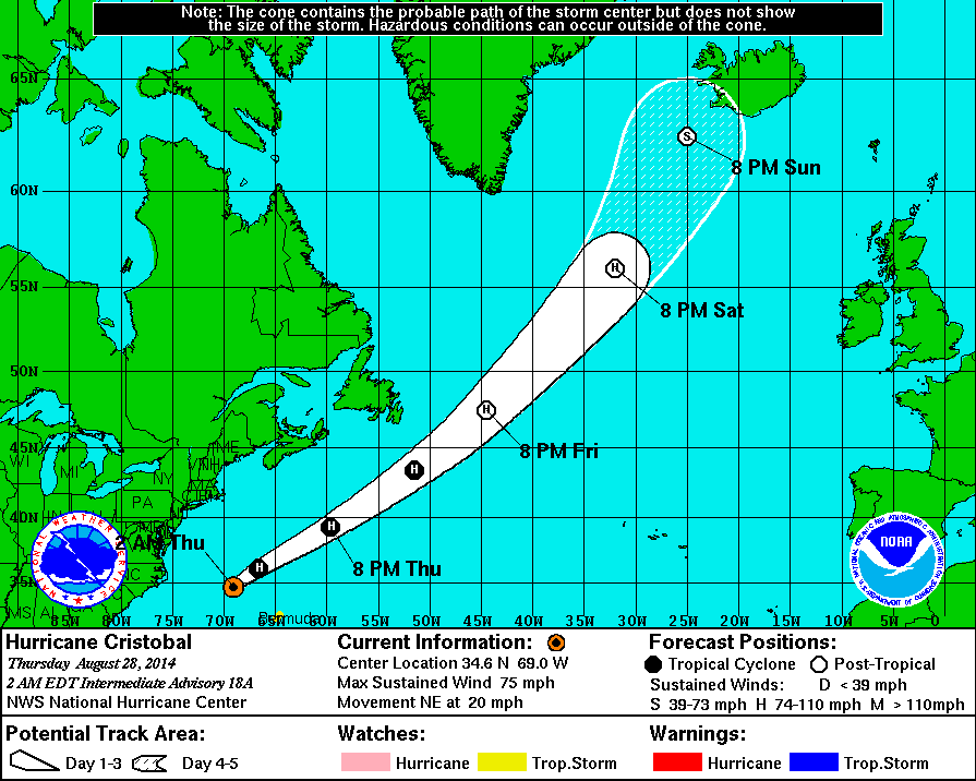 Wirbelsturm Cristobal auf dem Weg nach Europa - Wetterdienst.de