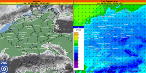 "Blutmond" bei frostigen Temperaturen - Wetterdienst.de